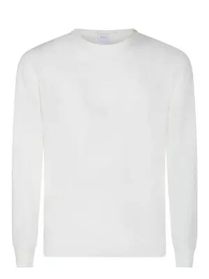 04651 / A TRIP IN A BAG Knitted Crew-neck Jumper - White