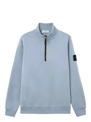 Stone Island Zip Sweater - Blue