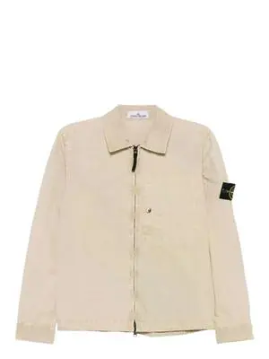 Stone Island Zipped Shirt - Neutrals