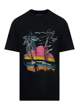 Rhude Saint- T-shirt - Black