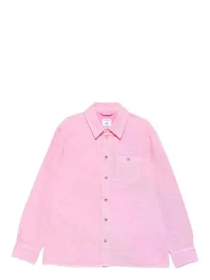 Casablanca Logo-pattern Denim Shirt - Pink