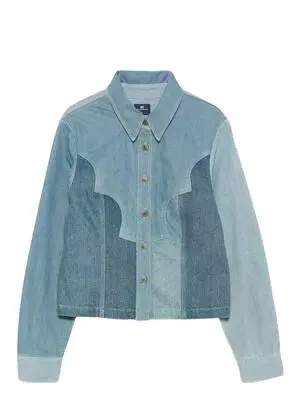 LEVI'S Patchwork Denim Jacket - Blue
