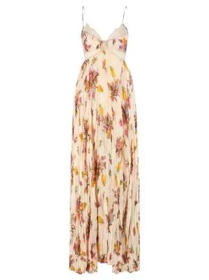 Blumarine Floral Dress - Neutrals