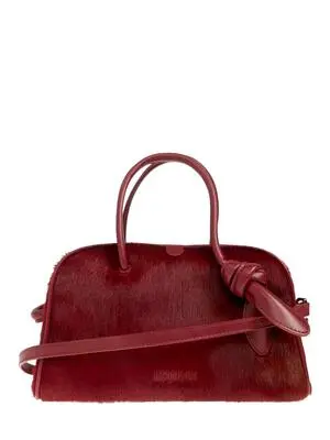 Jacquemus Small Fur Tote Bag - Red