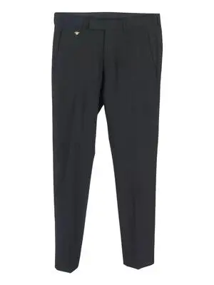 Dior Bee-detailed Wool Trousers - Black