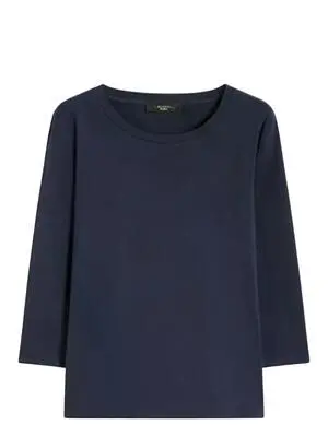 Max Mara Round Neck T-shirt - Blue