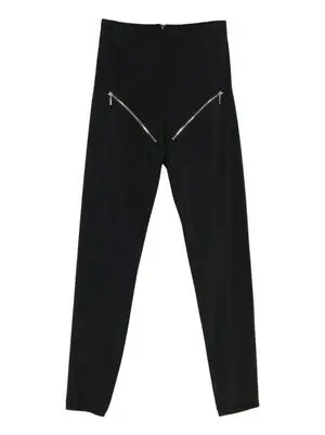 MITILIANE COUTURE Zipped Leggings - Black