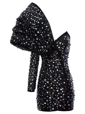 MITILIANE COUTURE Stella Sequin Mini Dress - Black
