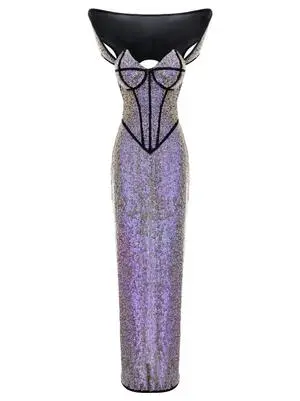 MITILIANE COUTURE Sequin Embellished Maxi Dress