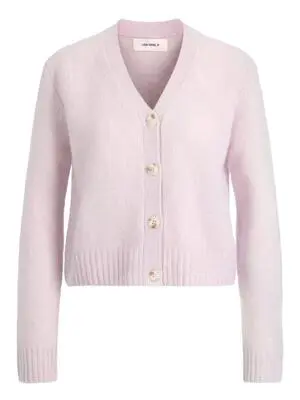LISA YANG Marionette Buttoned V-neck Cardigan - Pink