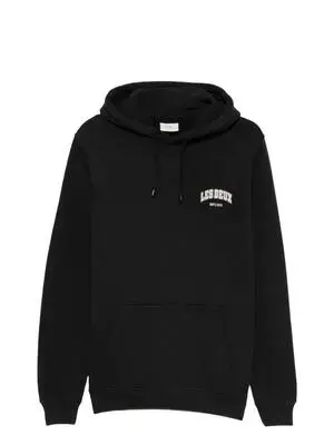 LES DEUX Brady Logo Hoodie - Black