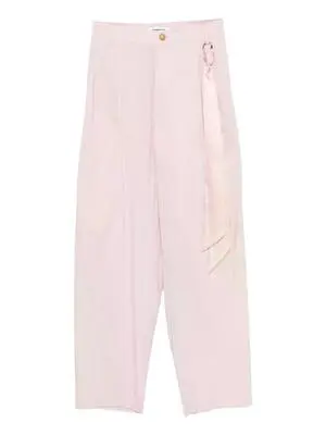 DARKPARK Ring-detail Trousers - Pink