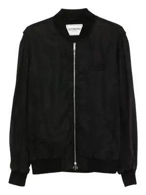 Iceberg Bomber Jacket - Black