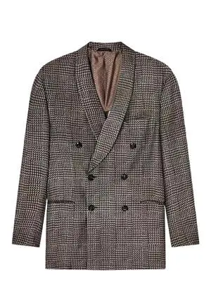 Giorgio Armani Double-breasted Coat - Brown
