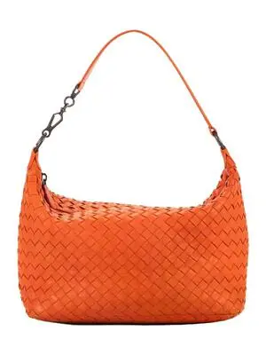 Bottega Veneta Woven Shoulder Bag - Orange