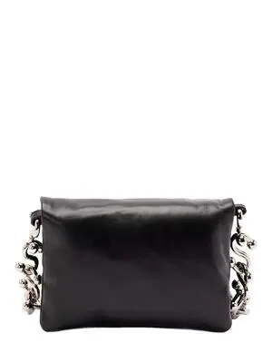 Sportmax Mini Leather Shoulder Bag - Black