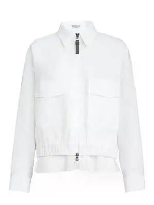 Brunello Cucinelli Zip-up Jacket - White
