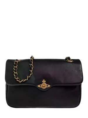 VIVIENNE WESTWOOD Anita Chain Shoulder Bag - Black