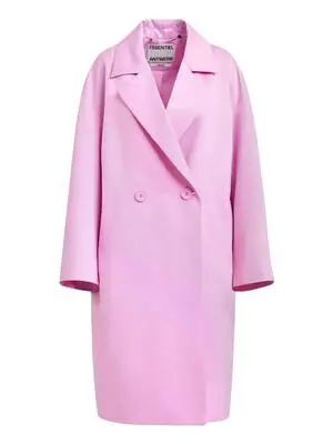 Essentiel Antwerp Notched-lapel Double-breasted Coat - Pink