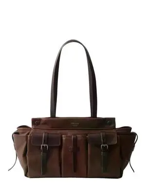 Prada Route Pocket Tote Bag - Brown