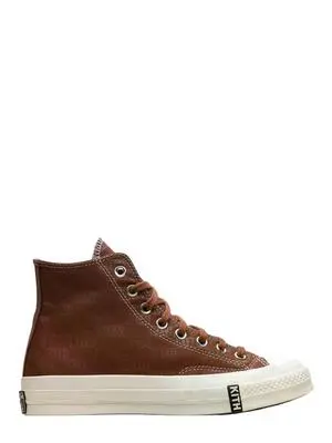CONVERSE X Kith Chuck 70 High Monogram Sneakers - Brown