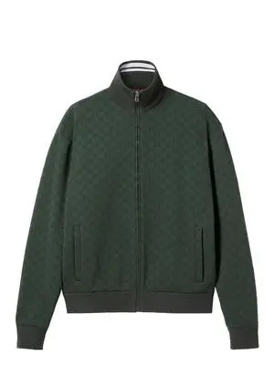 Gucci Gg Technical Jersey Zip Jacket - Green
