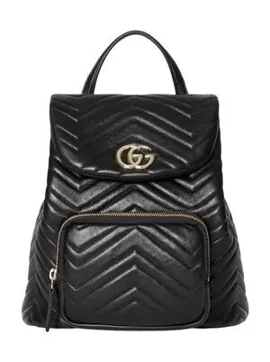 Gucci Gg Marmont Small Backpack - Black