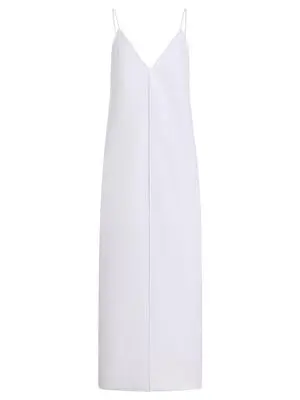 Khaite Tulula Silk Maxi Dress - White