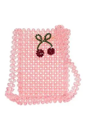 KONGES SLOJD Beaded Cross-body Bag - Pink