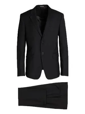 Emporio Armani David Line Suit Size Wool - Black