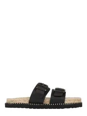 CastaÑer Leather Sandals - Black