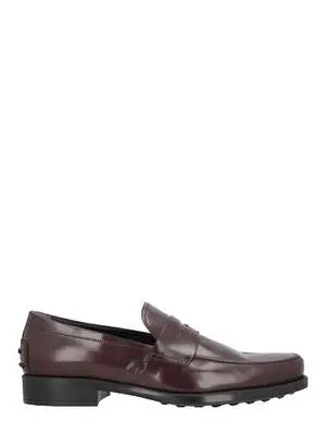 TOD'S Penny Loafers - Red
