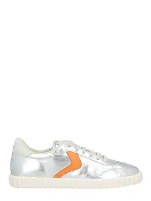 VOILE BLANCHE Ines Leather Sneakers - Silver
