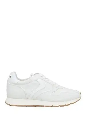 VOILE BLANCHE Julia Pebbled-leather Sneakers - White