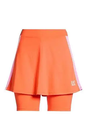 EA7 Mini Skirt In Polyester And Elastane - Tomato Red