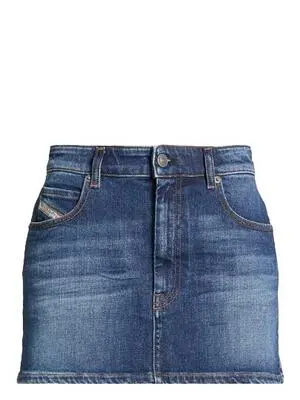 DIESEL Flared Denim Mini Skirt - Blue