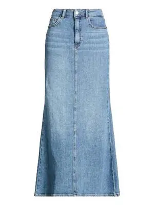 KAOS JEANS Flared Denim Skirt - Blue