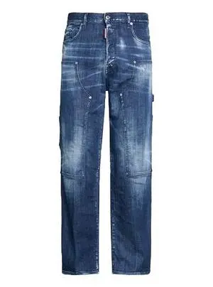 Dsquared2 Straight-leg Jeans In Stretch Denim - Blue