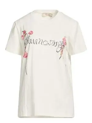 Blumarine Cotton Jersey T-shirt - White