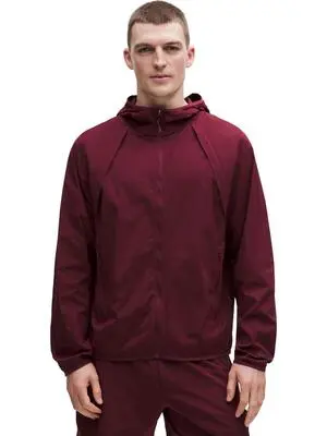 Lululemon Fast And Free Packable Jacket - Burgundy Bay