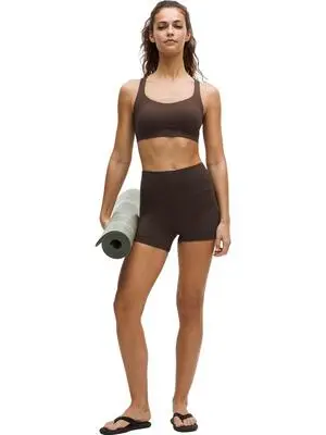 Lululemon Align No Line™ High-rise 4" Short - Walnut Crunch