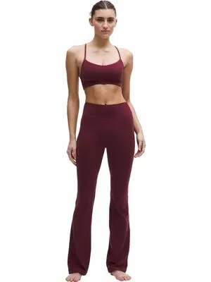 Lululemon Groove No Line High-rise Flared Pant - Burgundy Bay