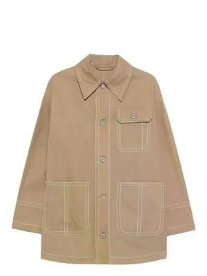 Ami Pocket Topstitching Jacket - Neutrals