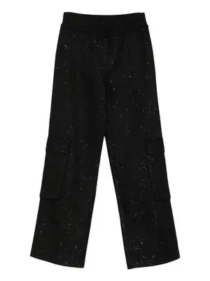 CIRCUS HOTEL Cargo Trousers - Black