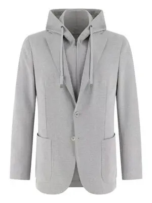 Boggi Milano Madison Single-breasted Blazer - Grey