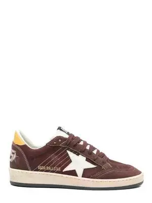 GOLDEN GOOSE Ball Star Lace-up Sneakers - Brown