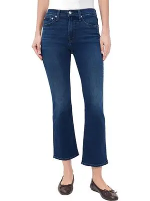 Madewell Stretch Flare Crop Jeans - Osgoode Wash