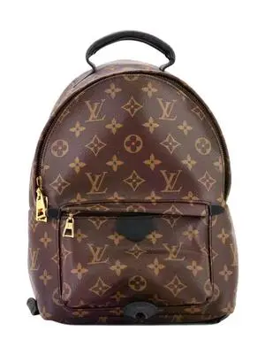 LOUIS VUITTON Palm Springs Monogram Canvas Pm Backpack - Brown
