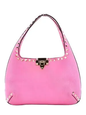 Valentino Garavani Rockstud Flip Lock Small Bag - Pink
