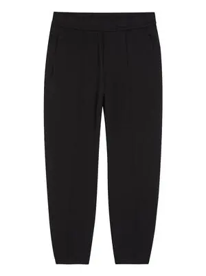 Emporio Armani Tapered-leg Jersey Sweatpants - Black
